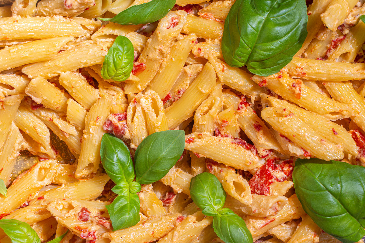 Roasted Pepper Feta Pasta – MILLSIE